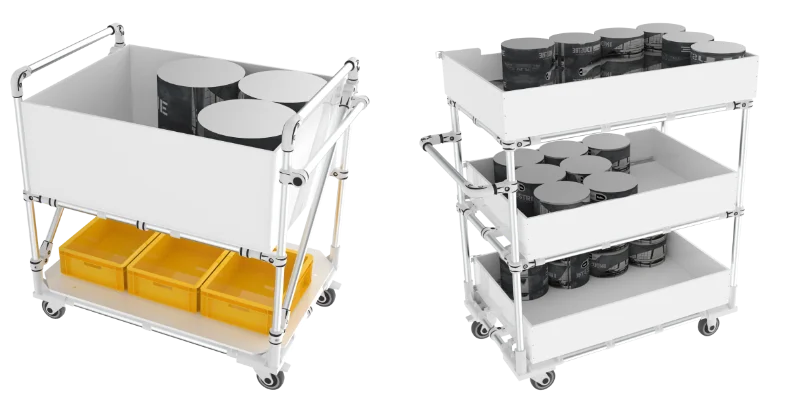 Racks and compartments