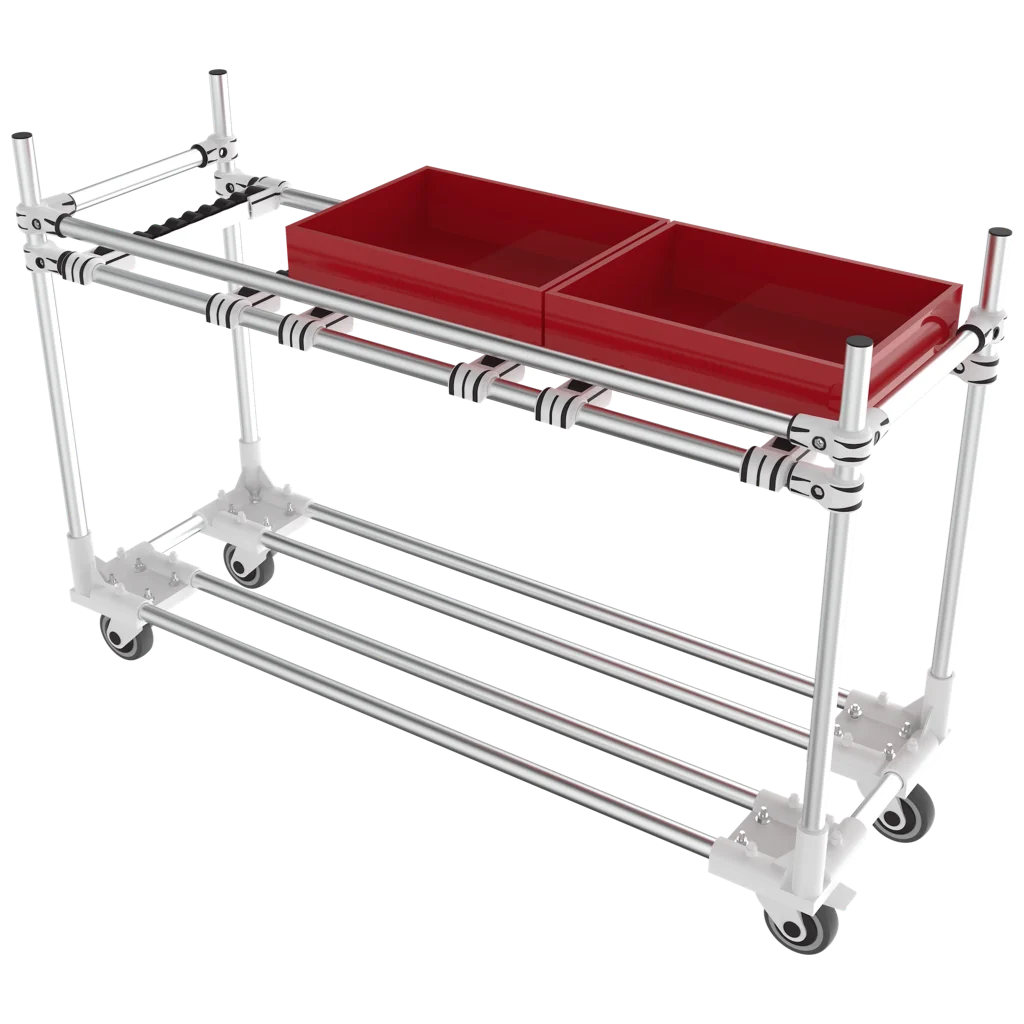 Trolley with FIFO rails