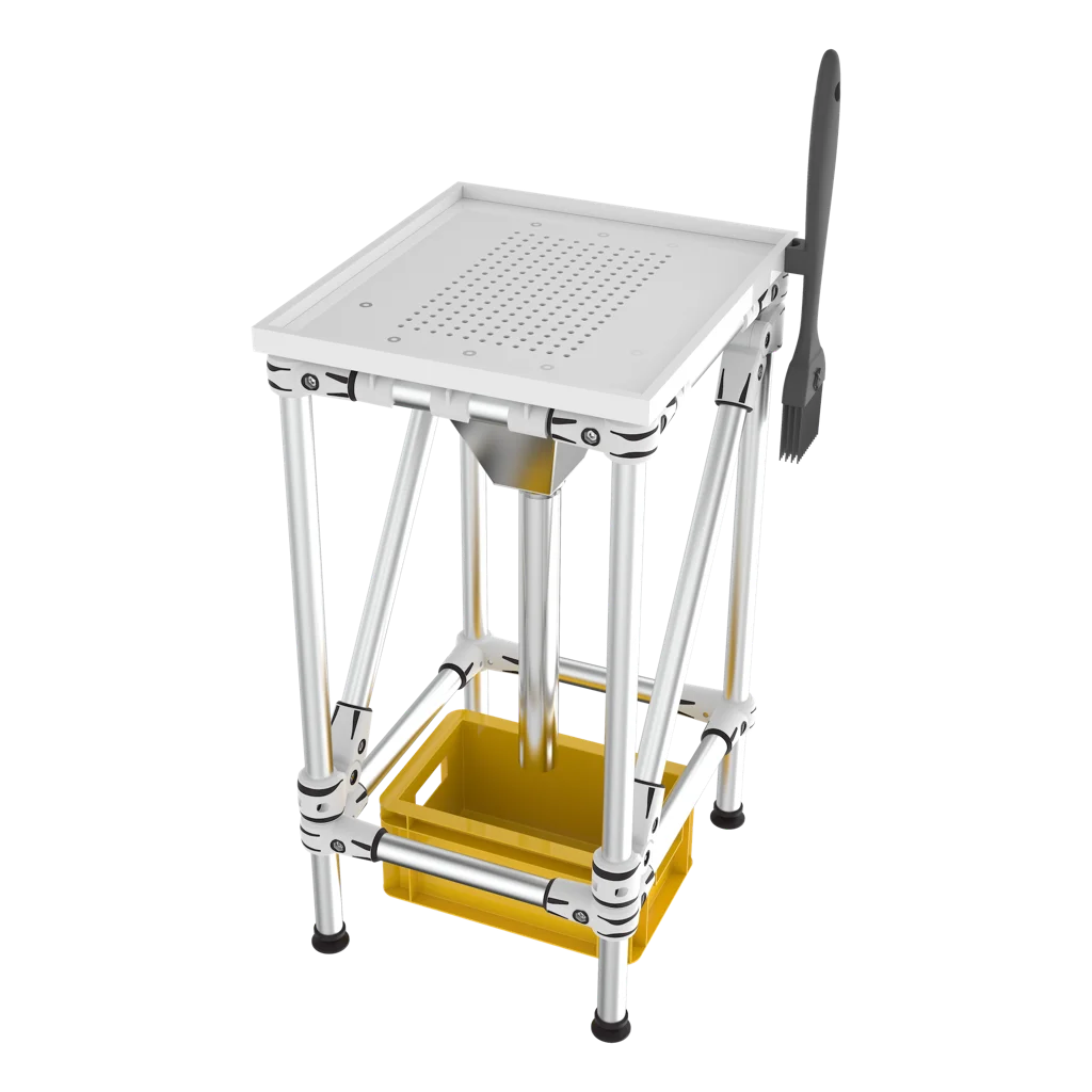 Custom table with height adjustment