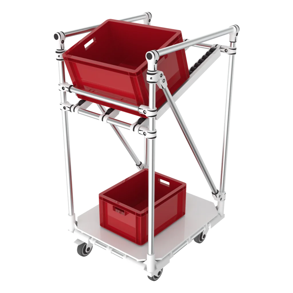 FIFO Trolley with storage