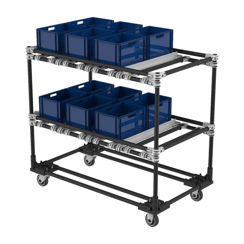 Wharehouse kitting cart