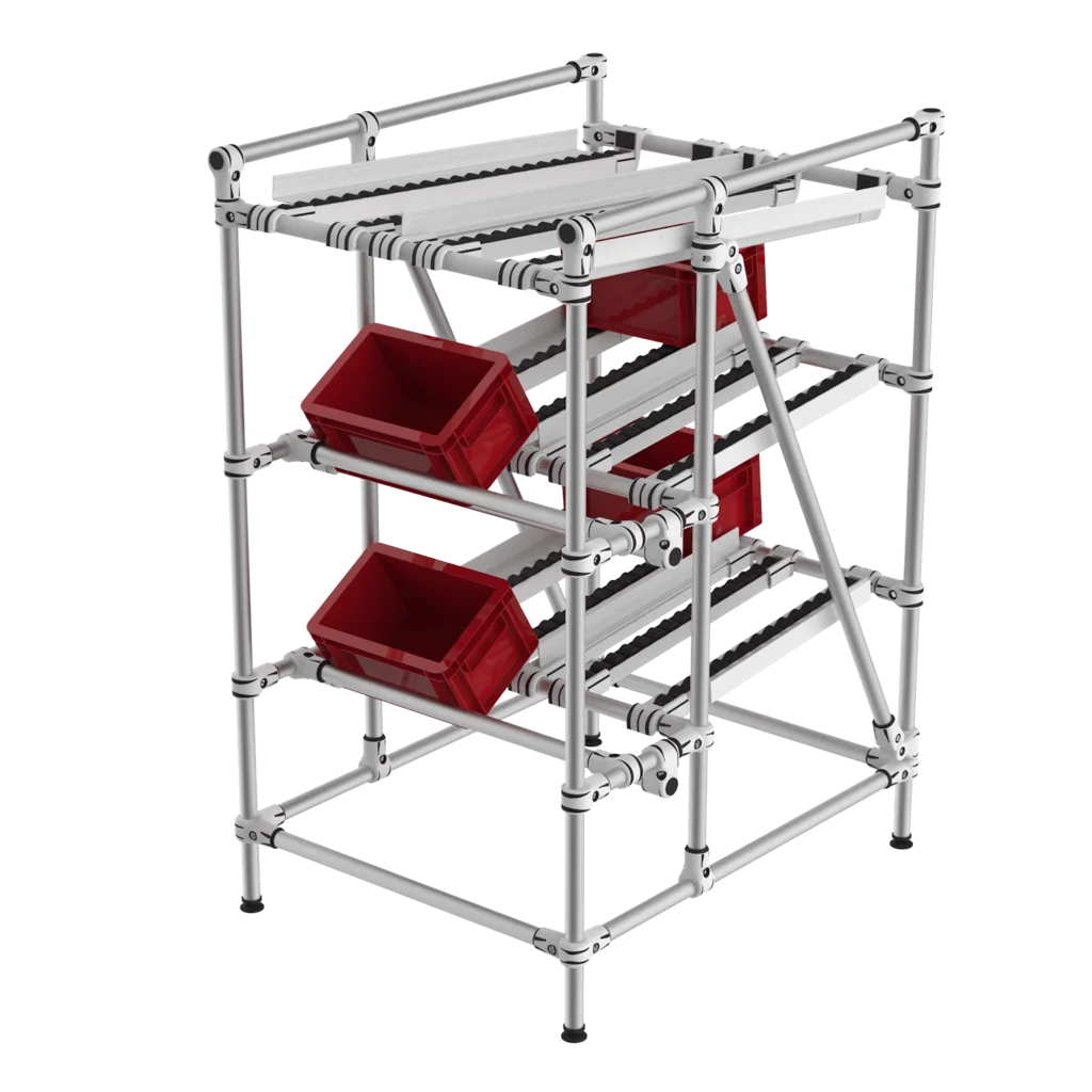Bins FIFO rack