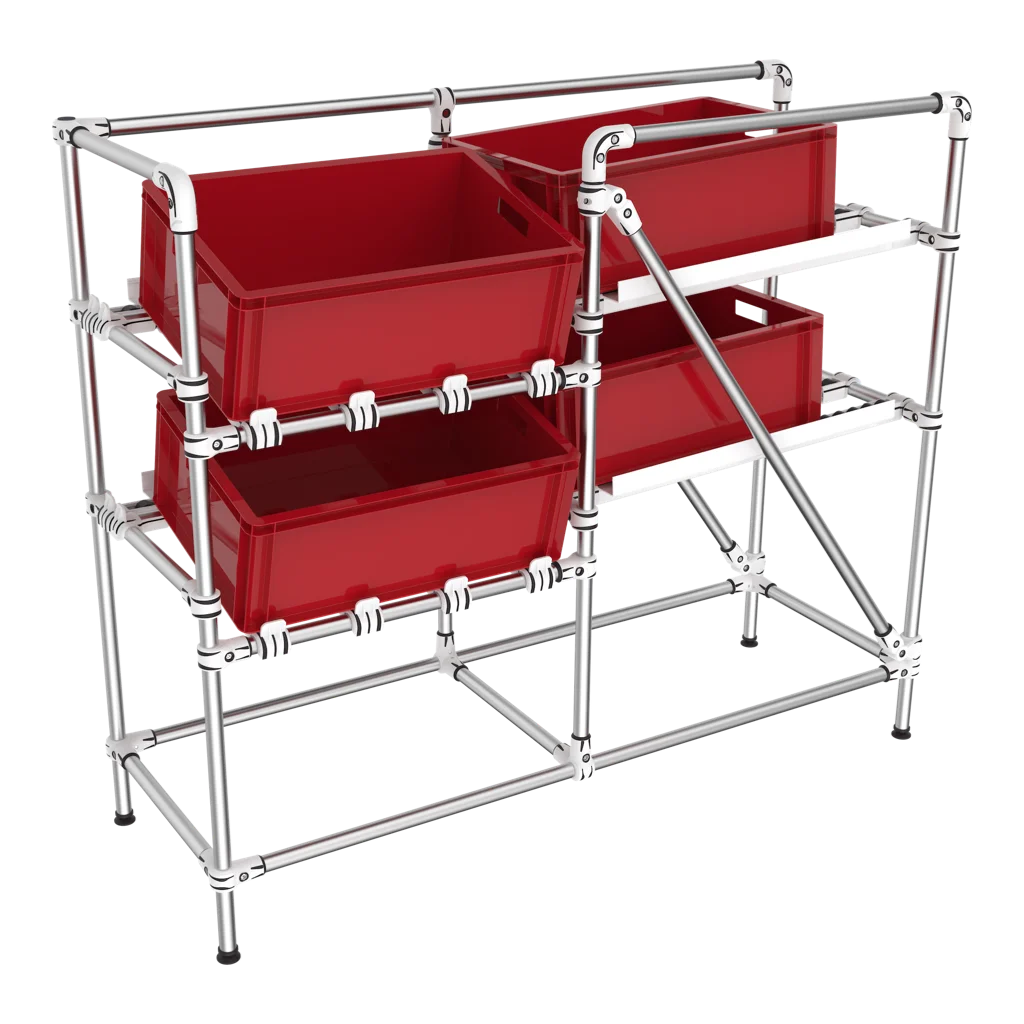 90 deg line side Flowrack