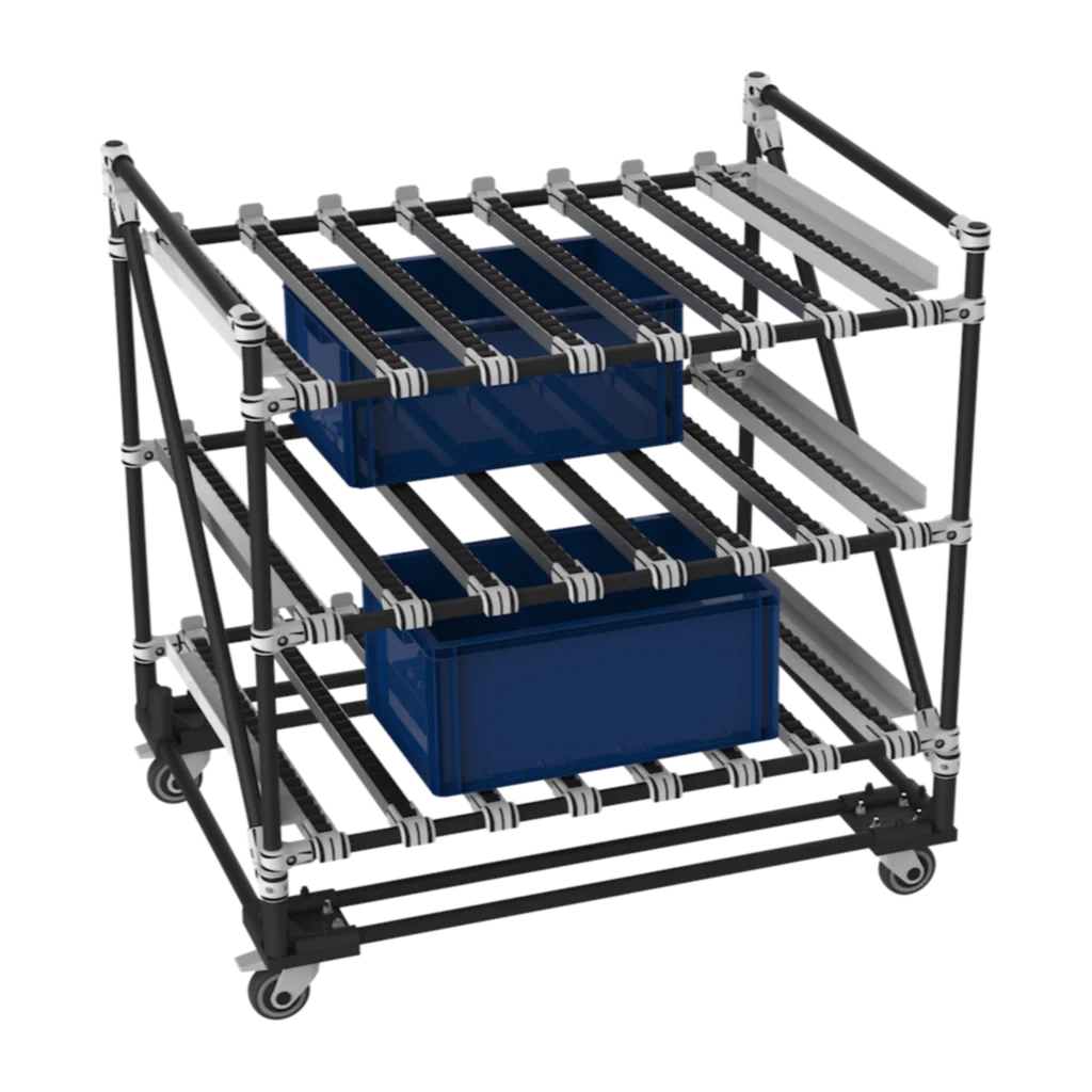 Gravity flow rack