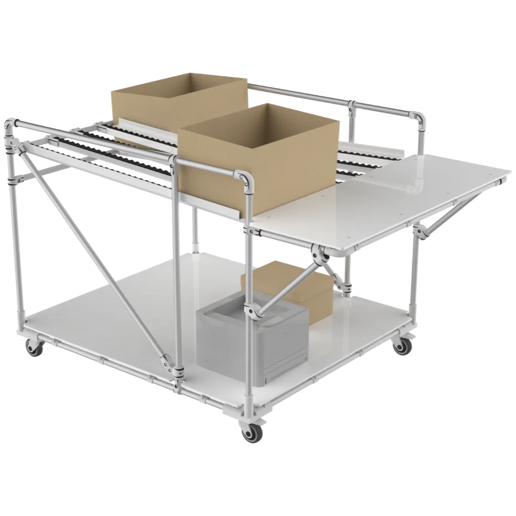 FIFO conveyor with storage