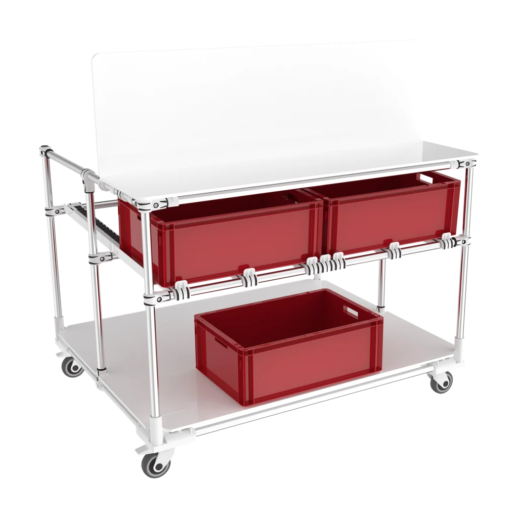 FIFO packing workbench