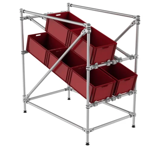 Racks FIFO para cajas